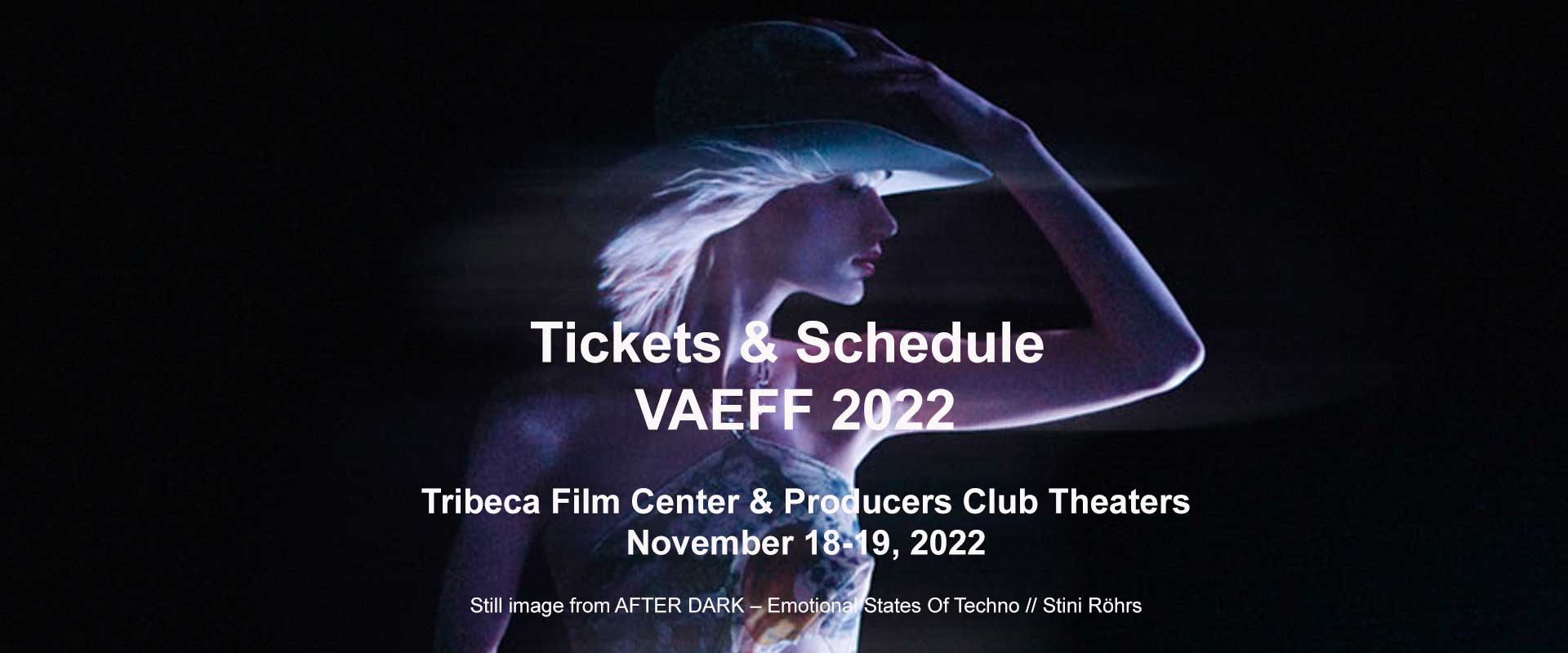 VAEFF 2022 Tickets and Schedule - videoart.net